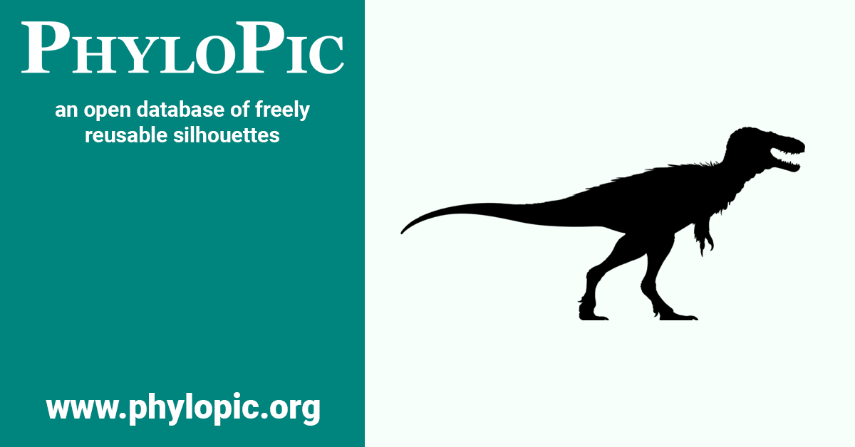 Dryptosaurus aquilunguis by Tasman Dixon (CC0 1.0) - PhyloPic