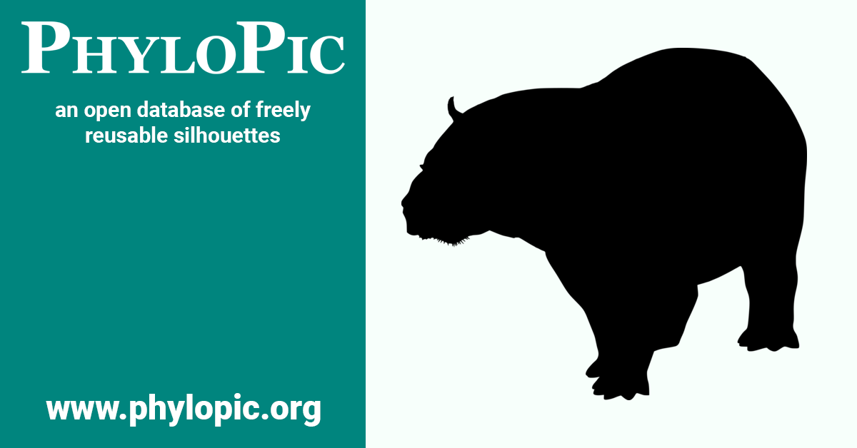 Phosphatherium escuilliei by Nix Illustration (CC BY-NC 3.0) - PhyloPic