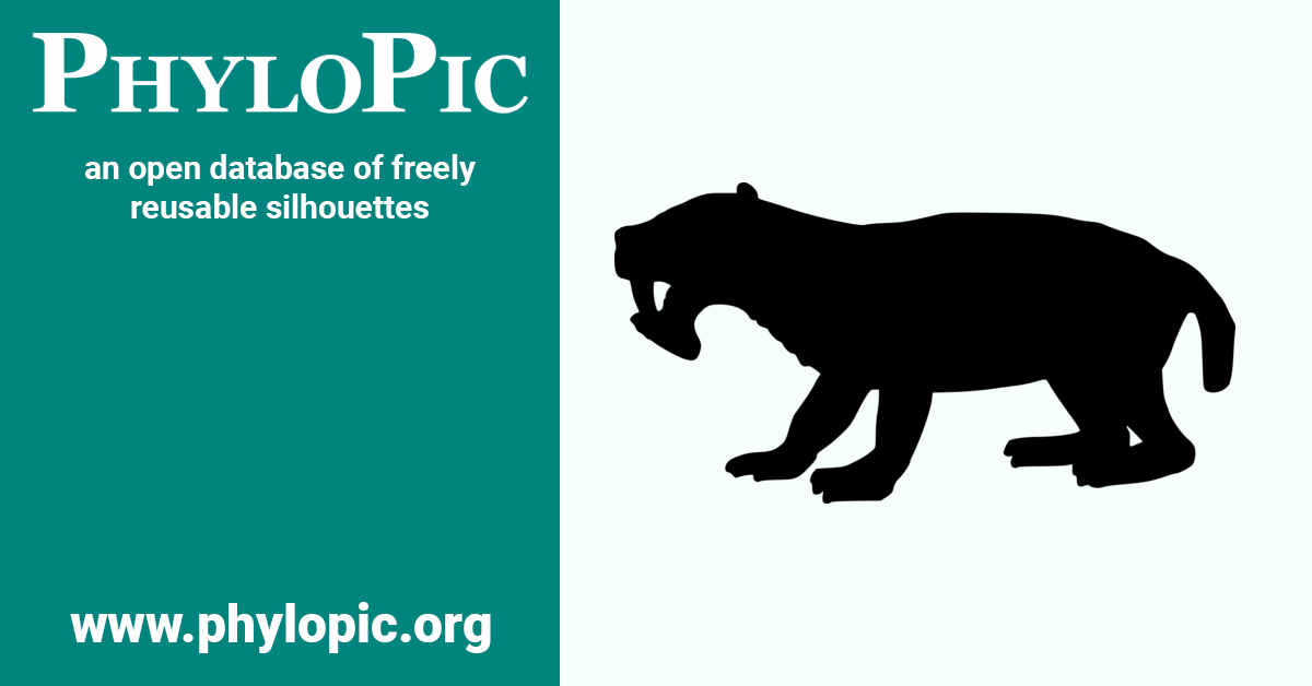 Barbourofelis fricki by Zimices (CC BY-NC 3.0) - PhyloPic
