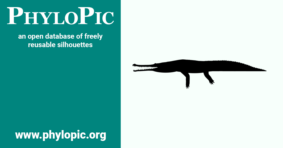 Brachiosuchus kababishensis by Armin Reindl (CC BY 4.0) - PhyloPic